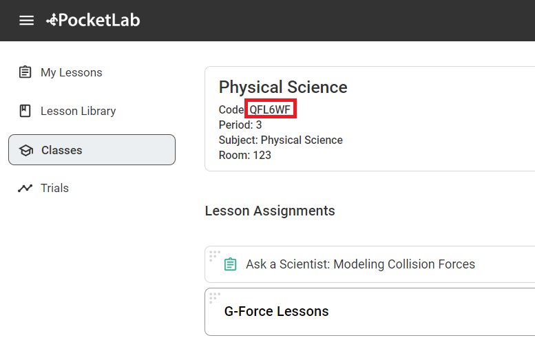 How do my students log in to Notebook?