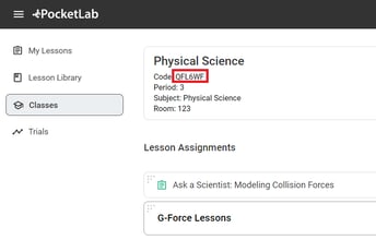 How do my students log in to Notebook?